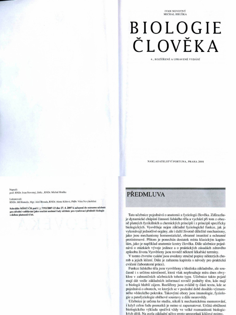 Dokumen - Tips - Biologie Cloveka Pro Gymnazia | PDF