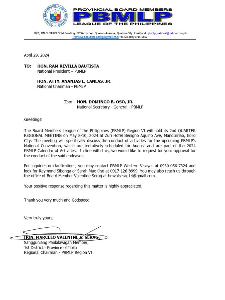 Letter Request | PDF