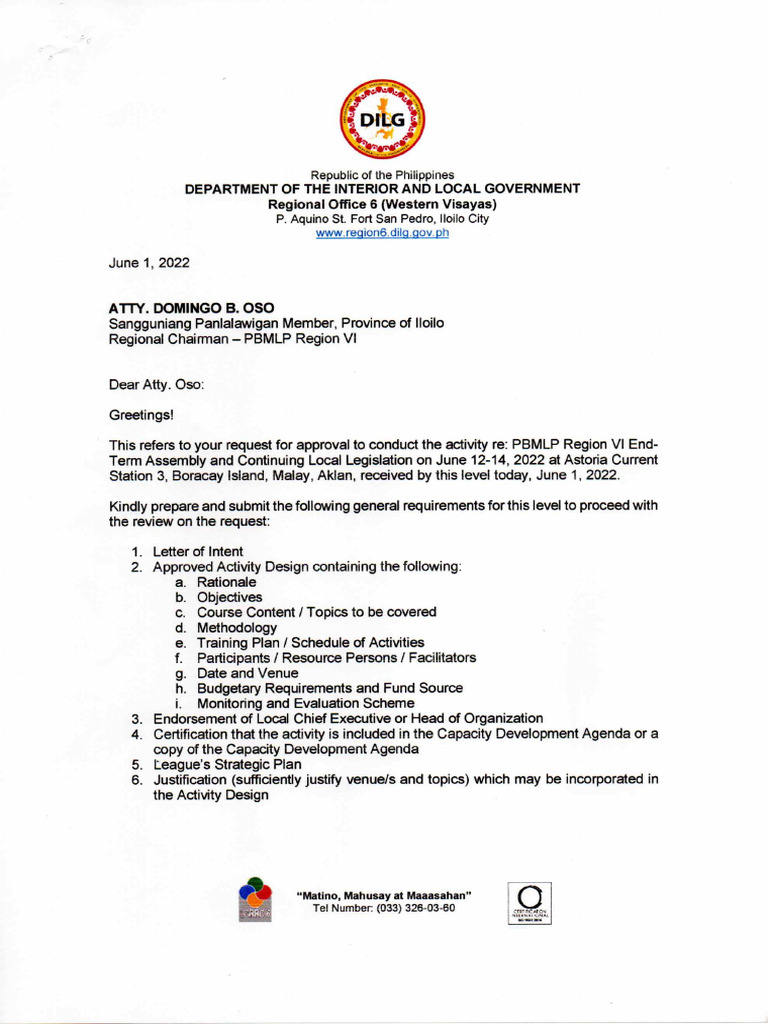 LETTER - Authority To Conduct Activity - PBMLP | PDF