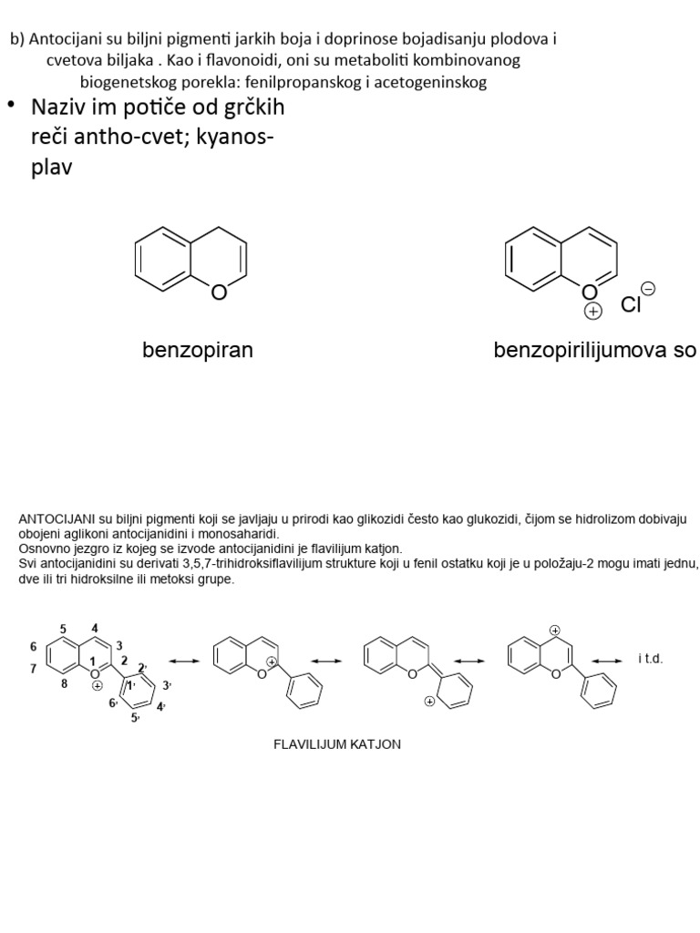 5 Predavanje ANTOCIJANI | PDF