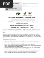 Bece-Mathematics 2020 | PDF