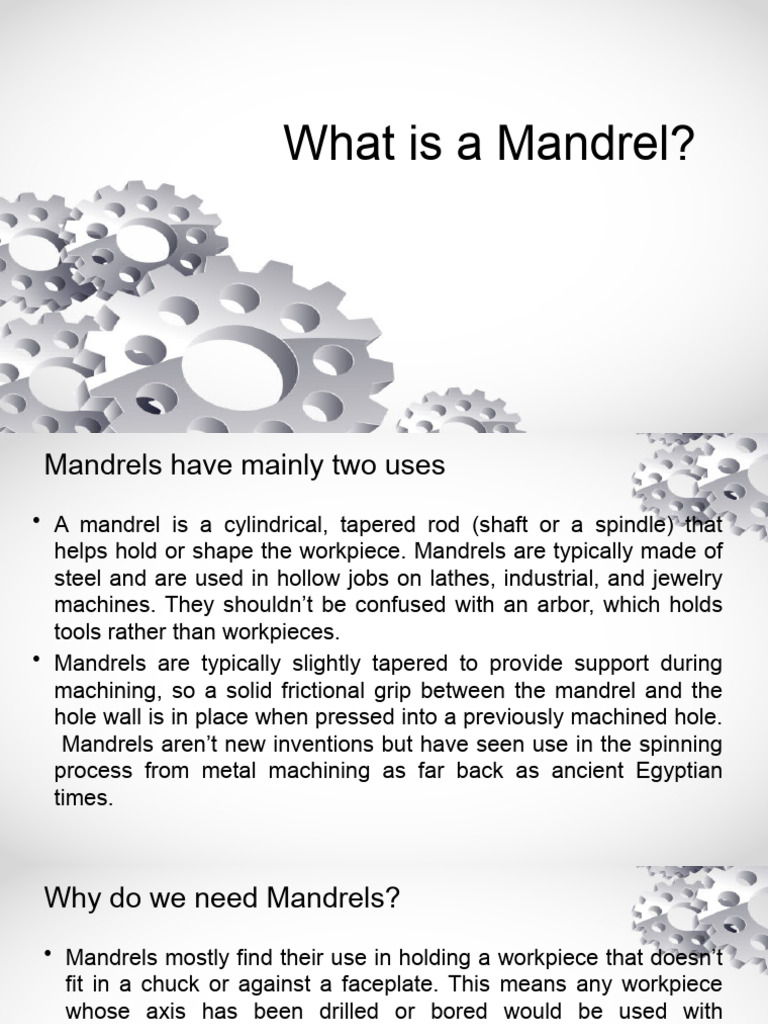 What Is A Mandrel | PDF | Machining | Industrial Processes