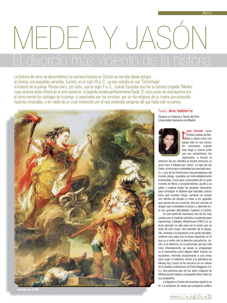 Mito -Medea y Jasón | Descargar gratis PDF | Jason