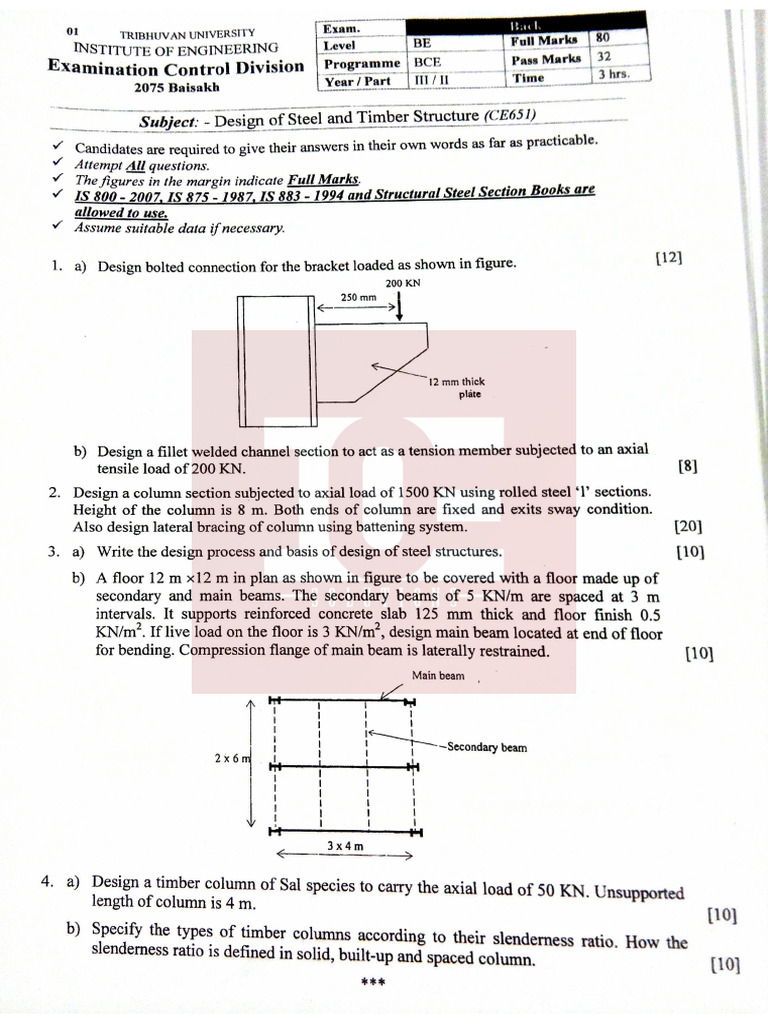 Design of Timber Steel Structures | PDF