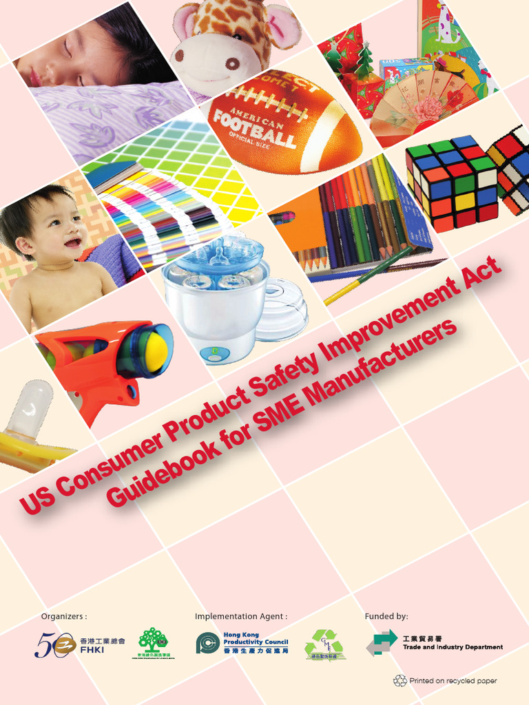 US Consumer Product Safety Improvement Act Guidebook | PDF