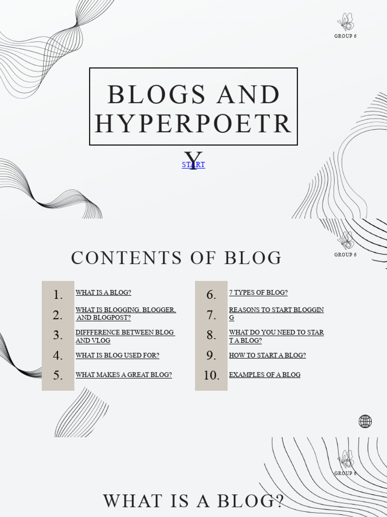 Blog and Hyperpoetry | PDF | Blog | Hyperlink