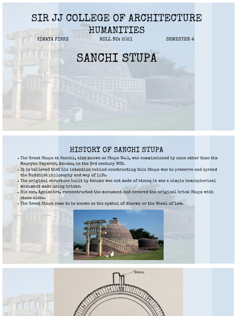 2021 - Kimaya Firke Humanities - Sanchi Stupa | PDF | Social Science
