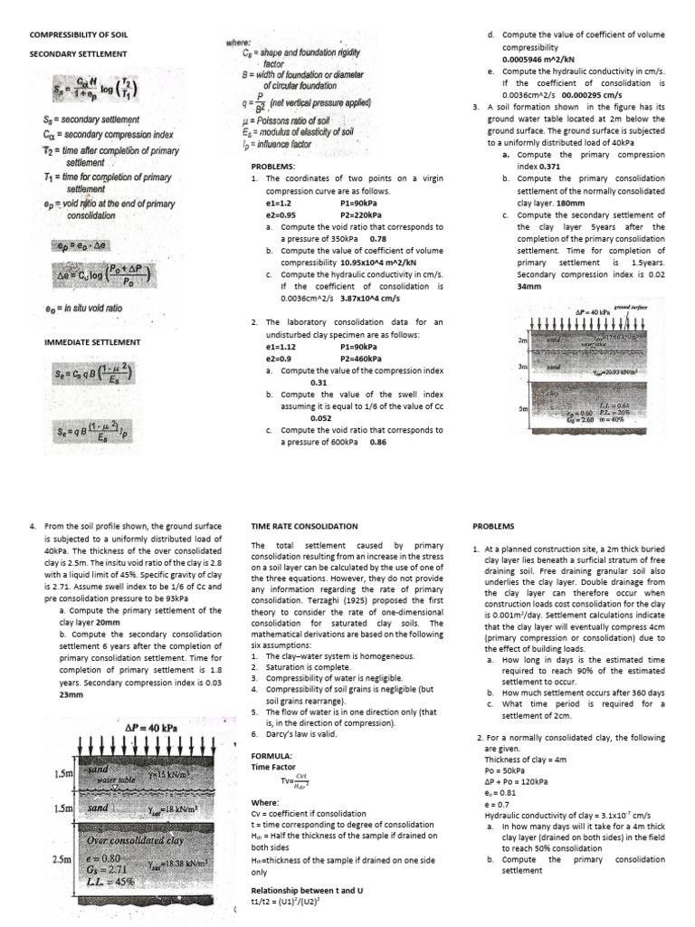 III.-COMPRESSIBILITY-OF-SOIL-2 | PDF | Mechanics | Civil Engineering