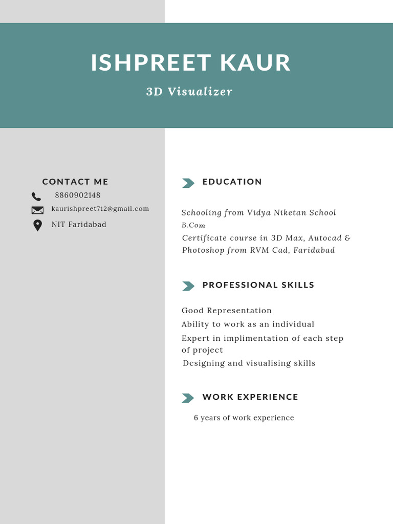 Resume Ish Preet Kaur | PDF