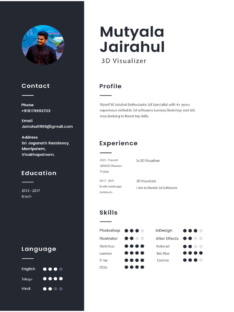 Resume Mut Ya La Jai Rahul | PDF