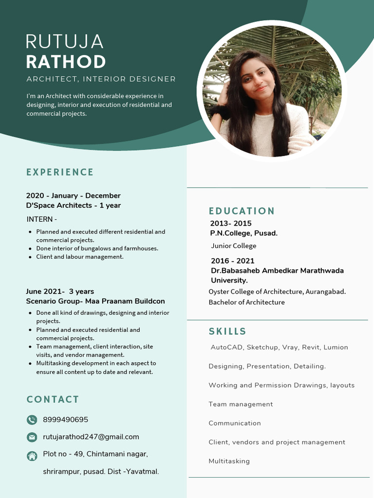Resume Rutuja Rathod | PDF