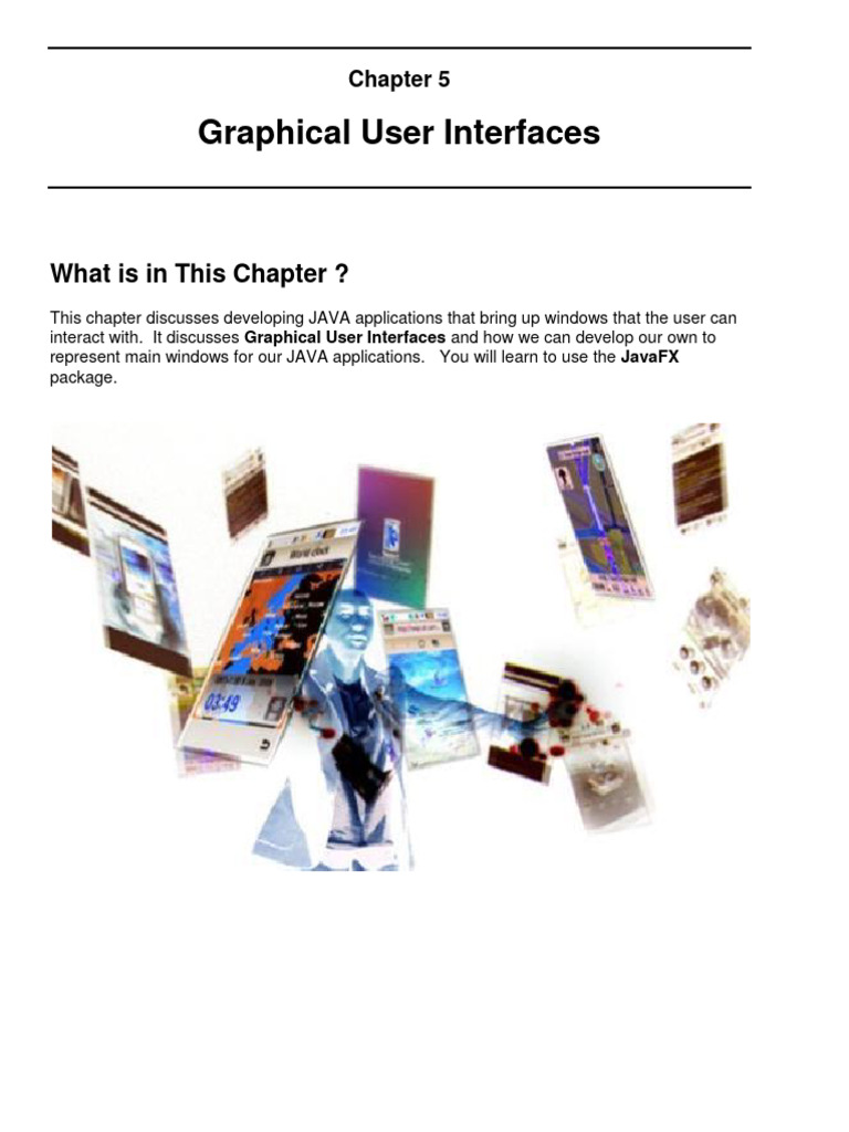 COMP1406 Ch5 GraphicalUserInterfaces | PDF | Application Software | Window (Computing)