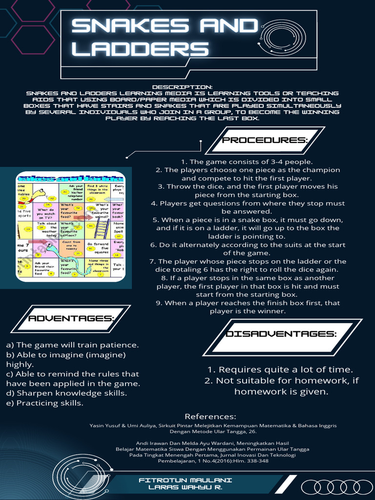Snack & Ladders Banner | PDF