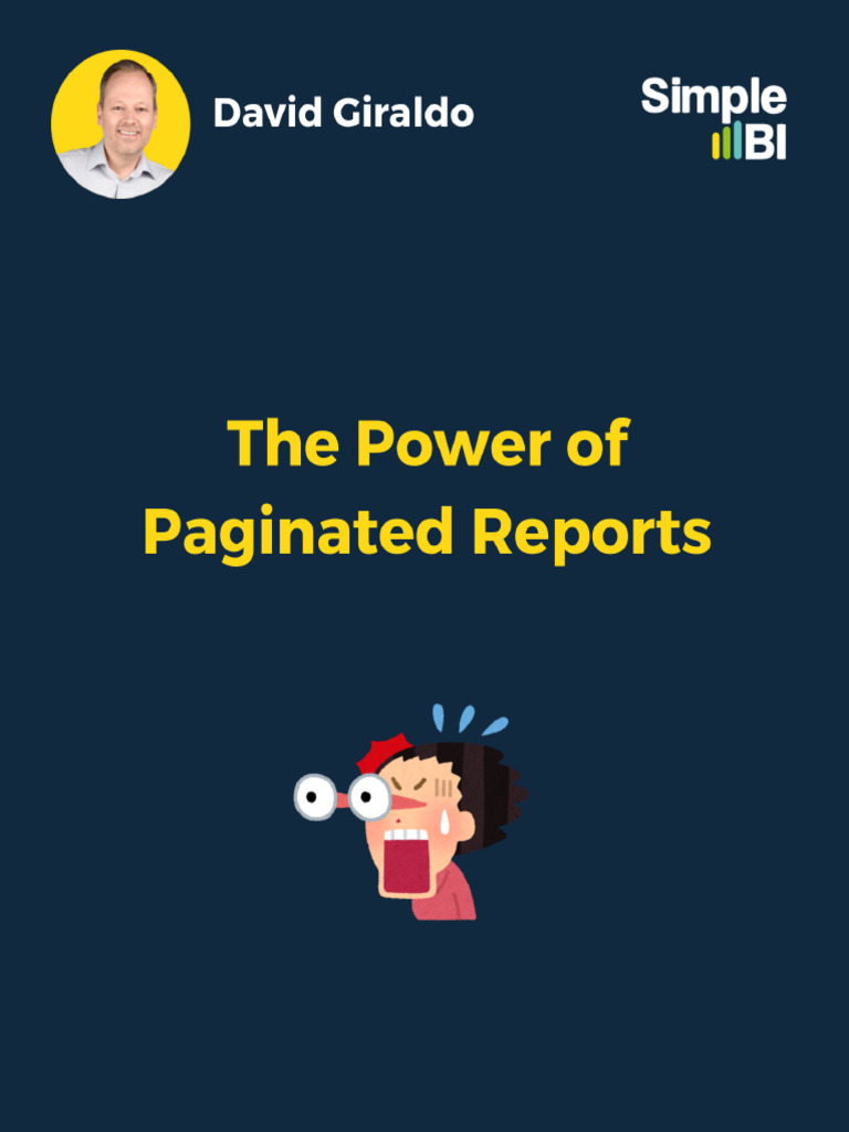 The Power of Paginated Reports | PDF The Power of Paginated Reports | PDF
