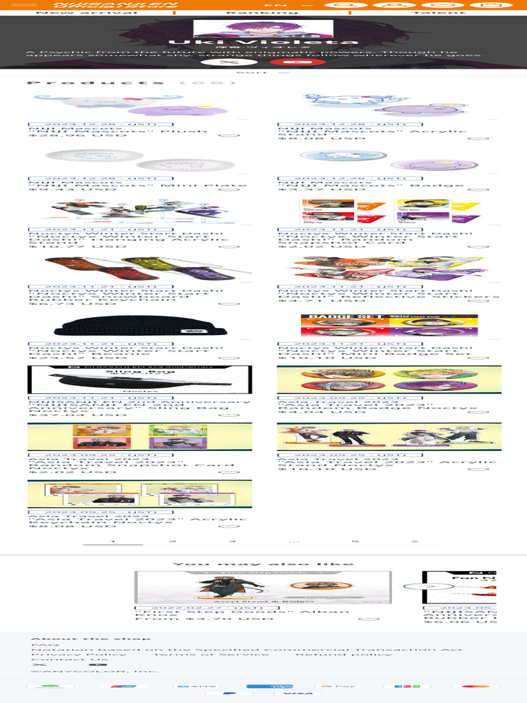 Uki Violeta - NIJISANJI en Official Store | PDF