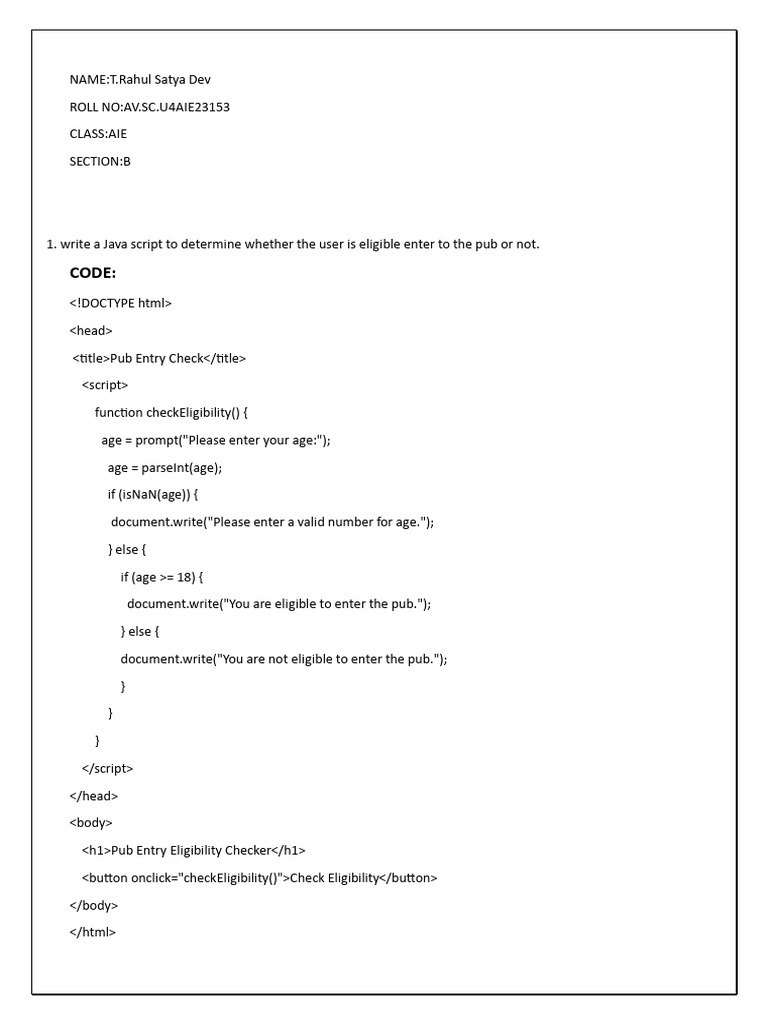 AV.SC.U4AIE23153 | Download Free PDF | Computer Programming | Systems Architecture