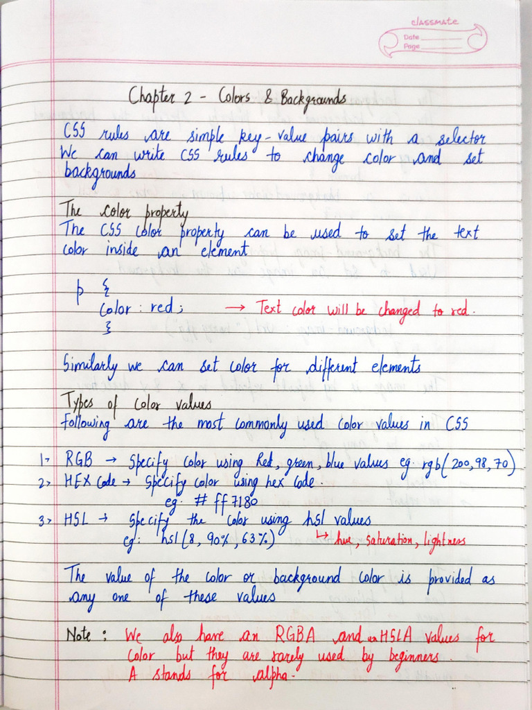 CSS Complete Notes-7-11 | PDF