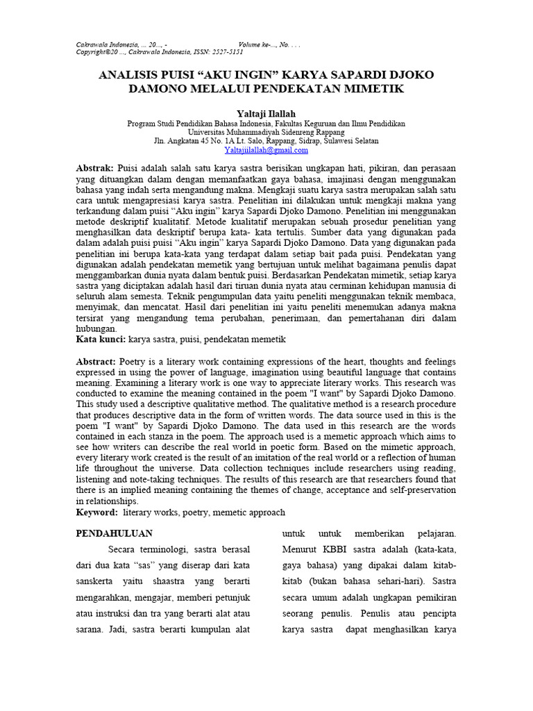 Tugas Membuat Artikel Yaltaji Ilallah | PDF