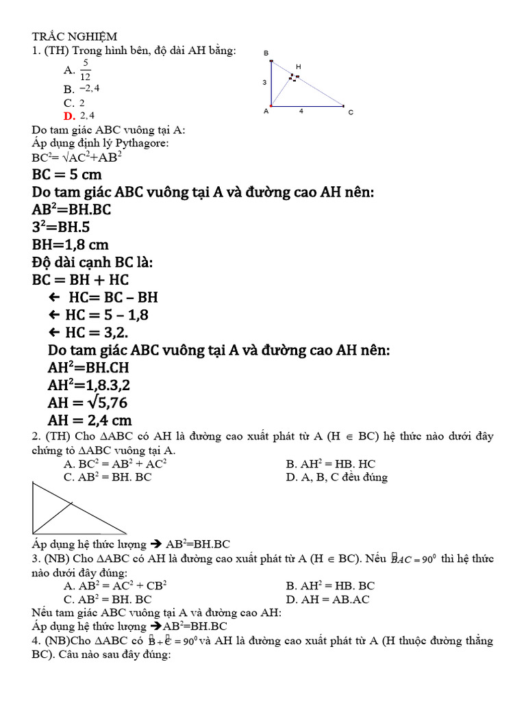 NHCH Chuong TSLG HH 9 | PDF