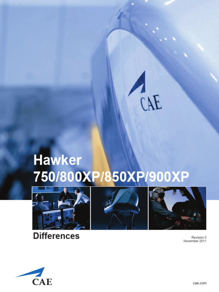 Hawker750 800XP 850XP 900XP Differences 1 | PDF | Takeoff | Aviation