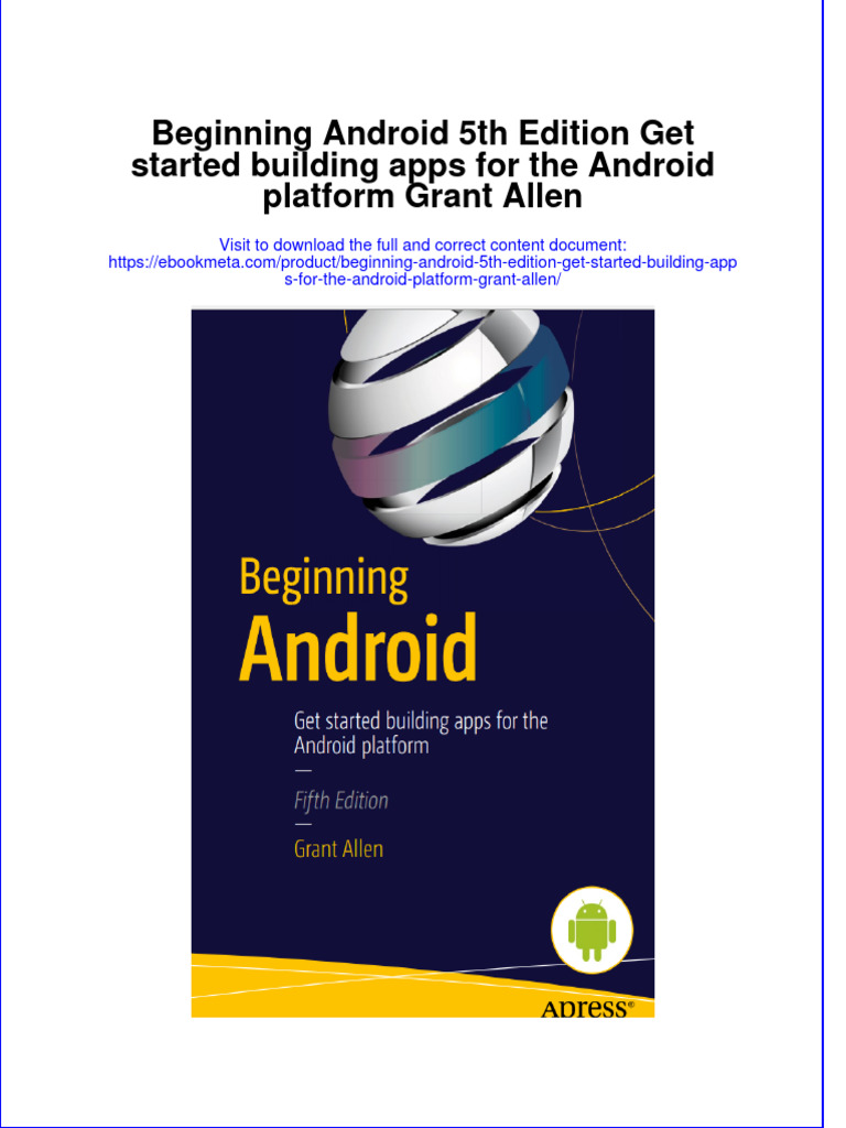Beginning Android 5th Edition Get Started Building Apps For The Android ... Beginning Android 5th Edition Get Started Building Apps For The Android ...
