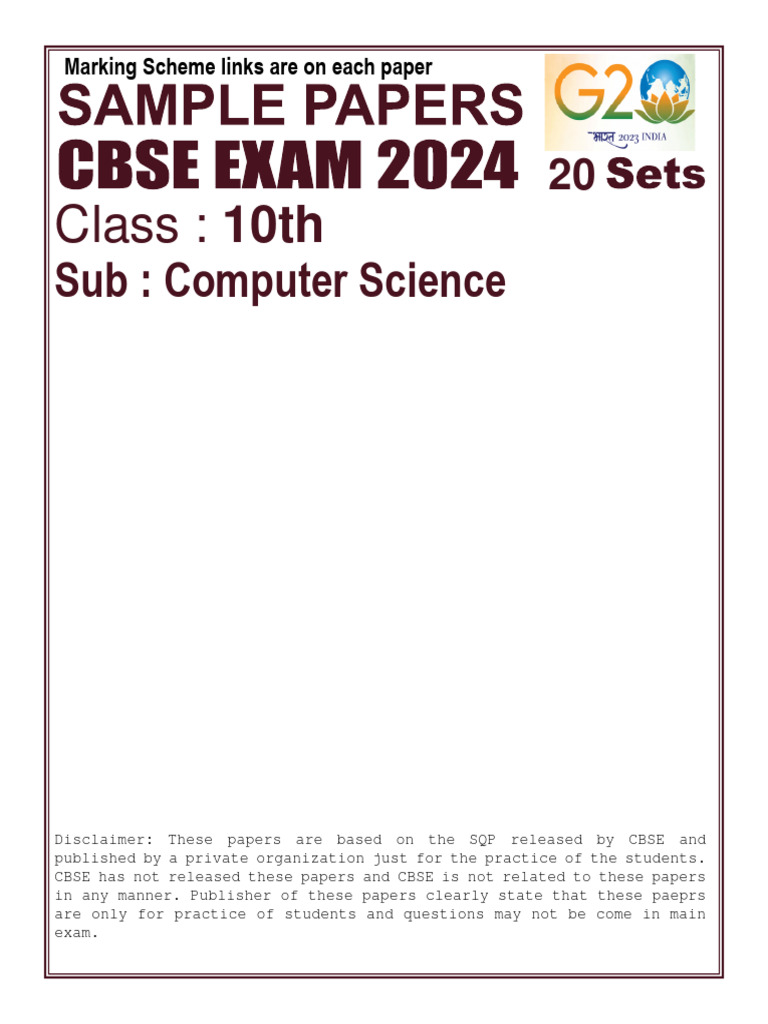 Pre-Board Papers With MS Computer Science | PDF | Computer Data | Computing