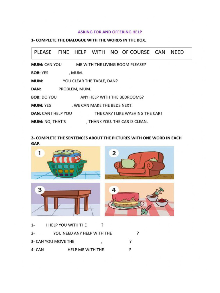 Asking and Offering For Help | PDF