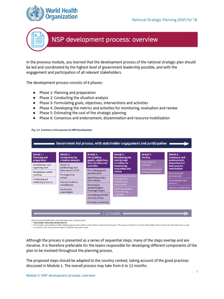 TB National Strategic Plan Guide | PDF | Career & Growth