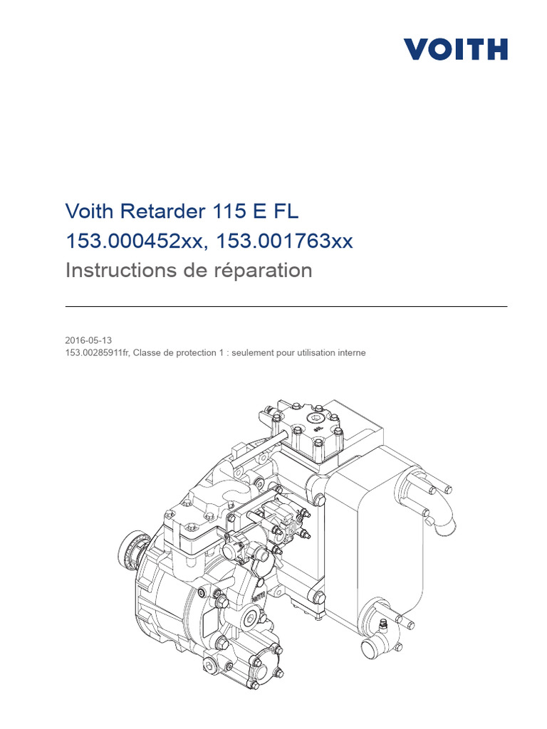 Voith Retarder 115 E FL - REP | PDF | Frein | Véhicules