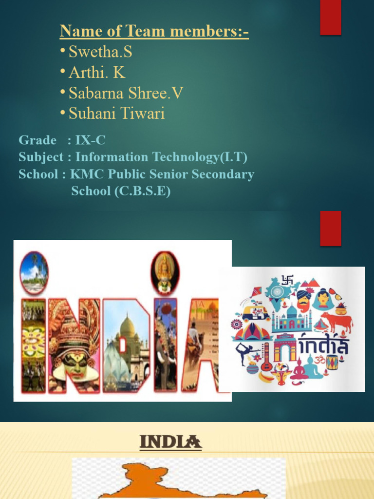 Group Presentation Topic-India | PDF