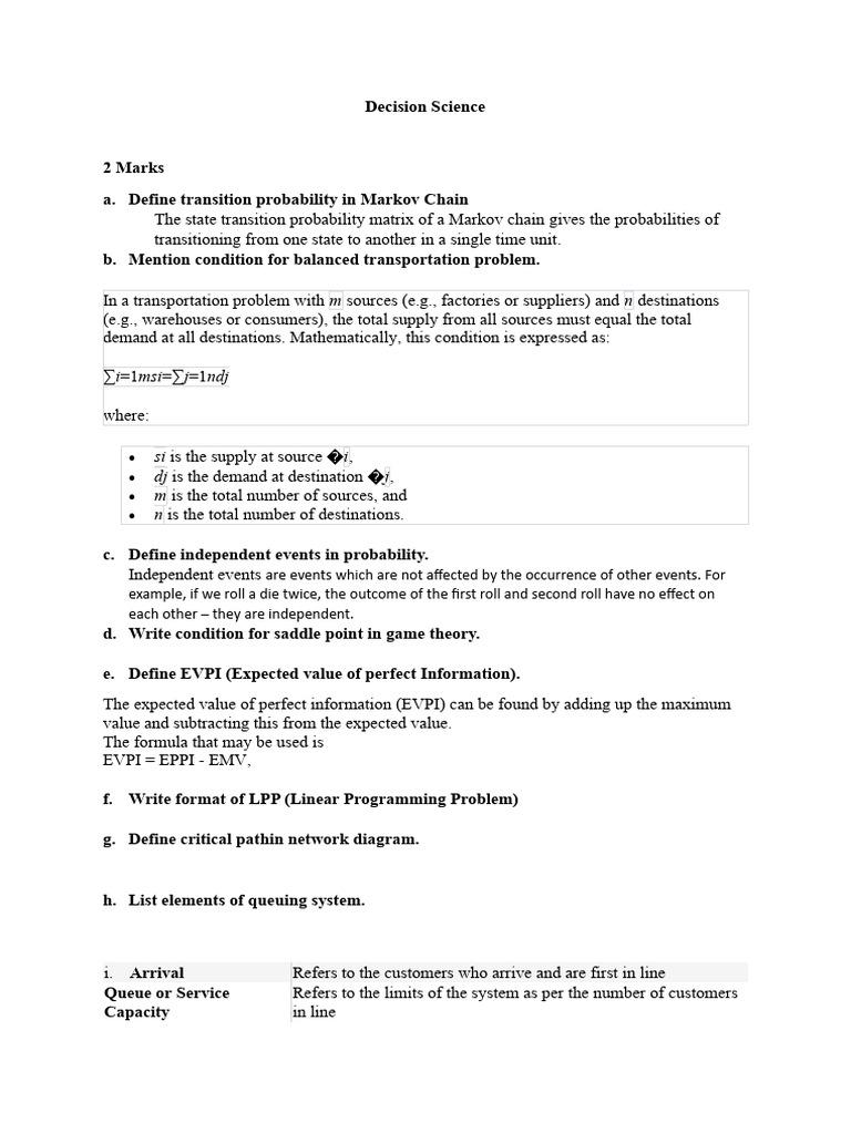 Decision Science | PDF | Mathematical Optimization | Decision Making