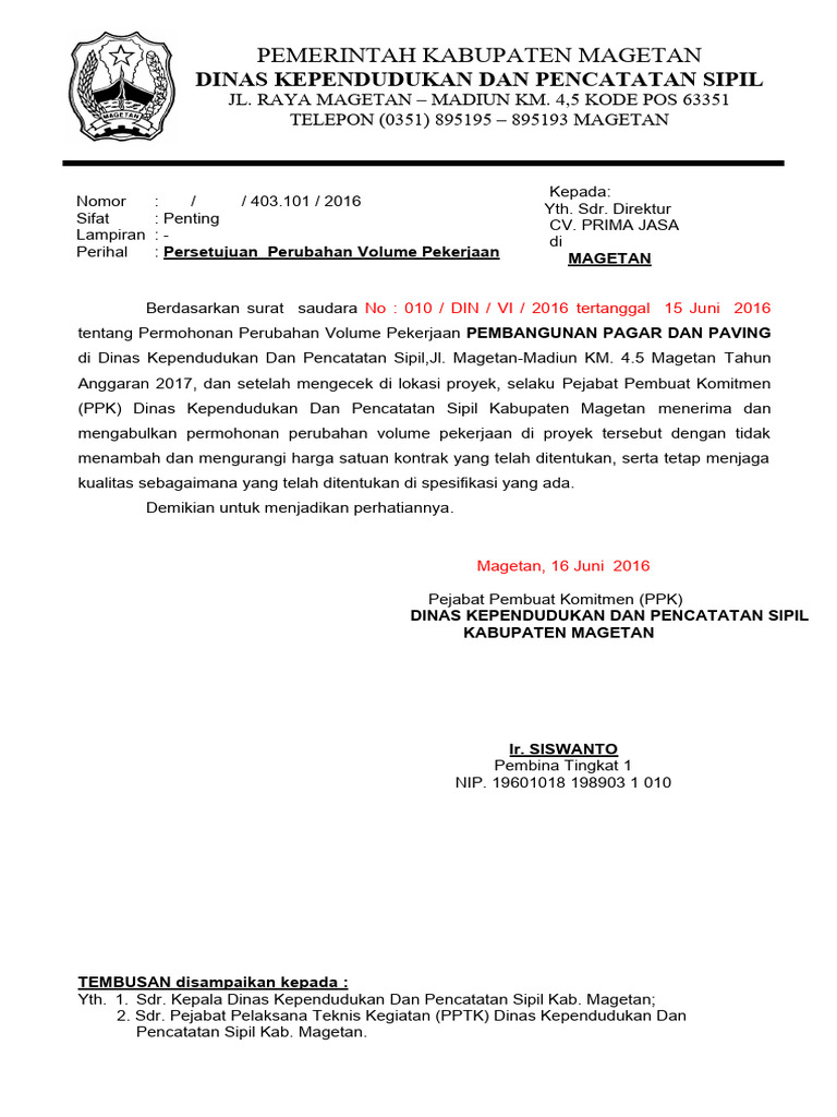 5.) Surat Perintah & Surat Persetujuan CCO | PDF