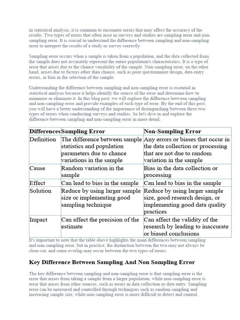Sampling | Download Free PDF | Sampling (Statistics) | Survey Methodology