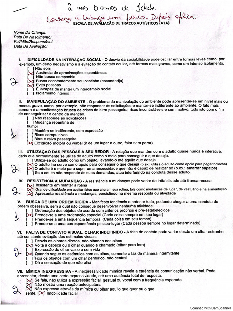 Ata Teste Preenchido | PDF