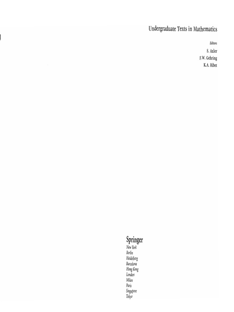 Gamelin T. - Complex Analysis (2001) | PDF