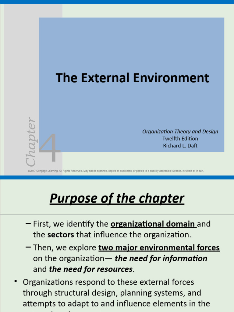 Understanding Organizational Environment | PDF | Complexity | Natural ...