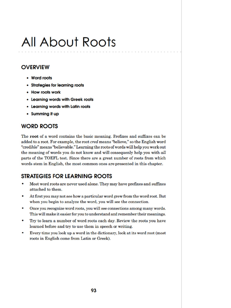 All about roots | PDF