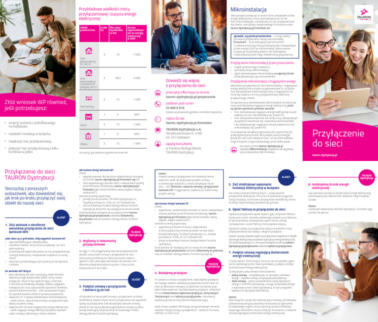 Przylaczenie Do Sieci Ulotka | PDF