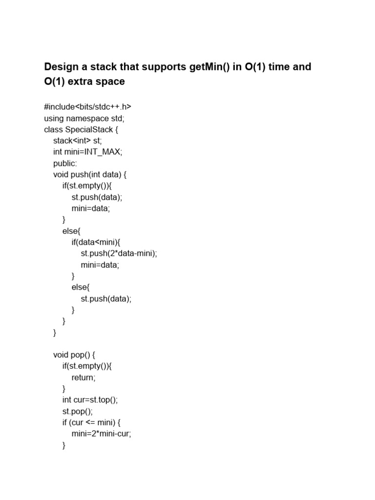 Stack | PDF | Software Engineering | Computer Science