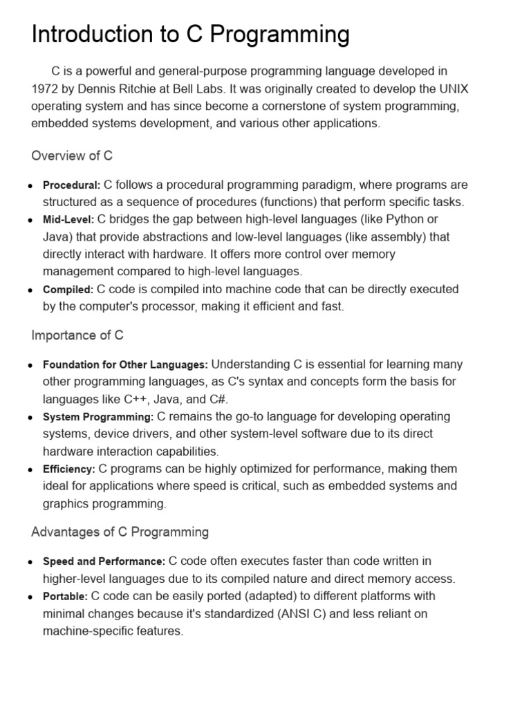 C pdf.-1 | PDF | Data Type | Integer (Computer Science)