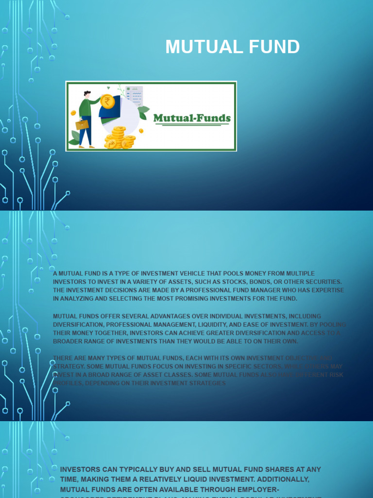 Mutual Fund | Download Free PDF | Investment Fund | Investing