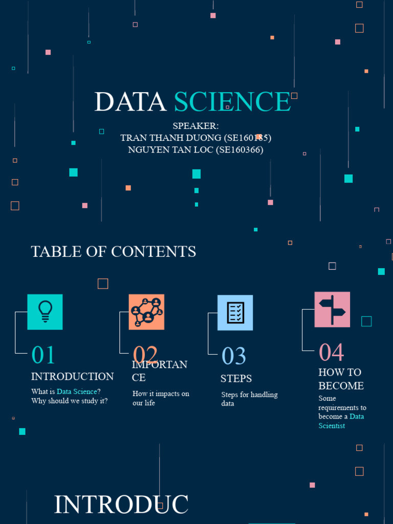 Csi104 Presentation 2 | PDF | Data Science | Data