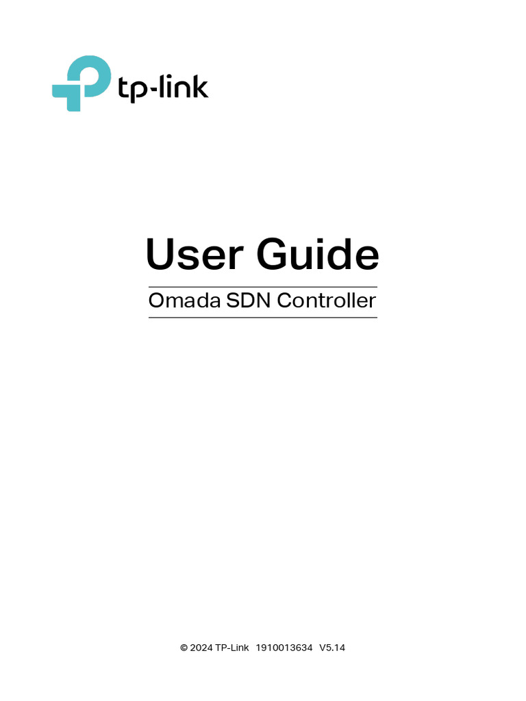 Omada Sdn Controller User Guide Rev5 14 Pdf Computer Network Cloud Computing