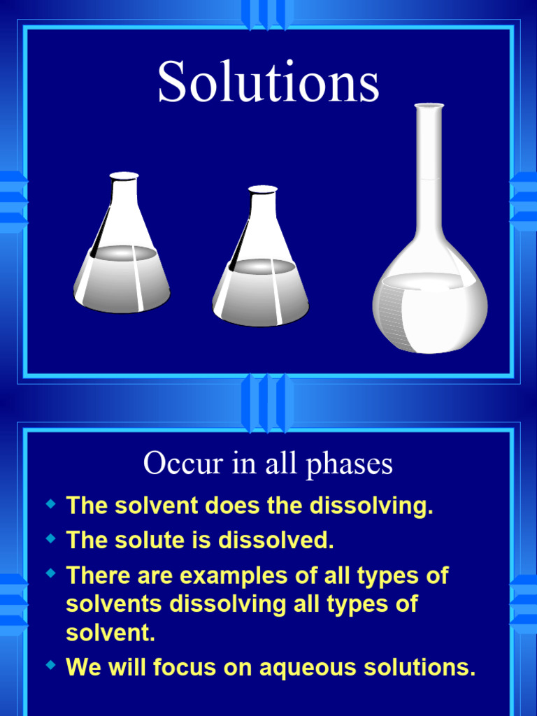 Measuring Solutions | PDF | Chemistry | Chemical Substances
