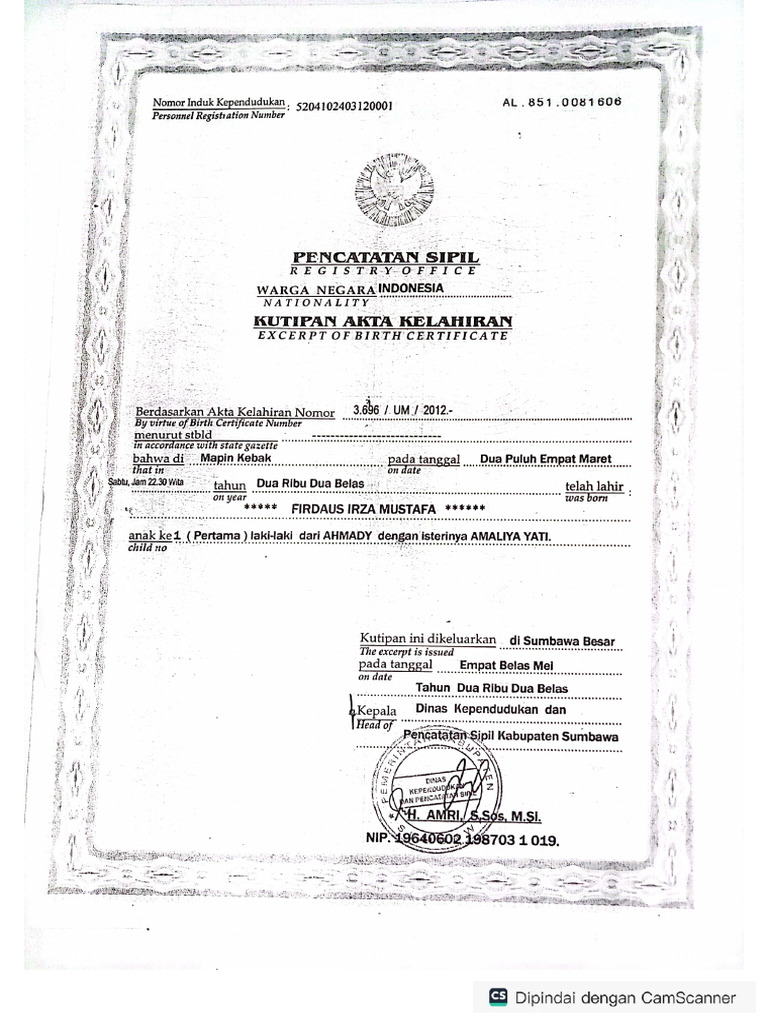 Akta. Firdaus Irza Mustafa | PDF