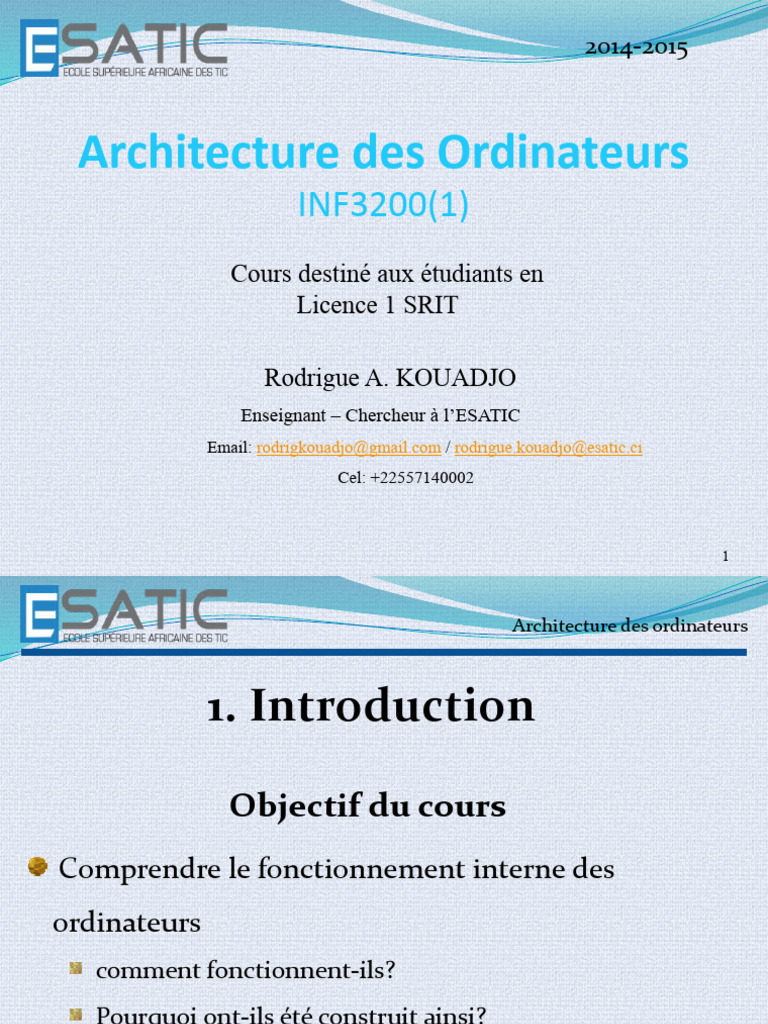 CH0 Intro | PDF | Interface graphique | Matériel informatique