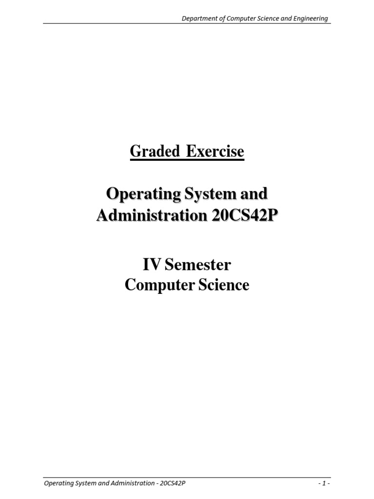 Osa Lab Manual | PDF | Installation (Computer Programs) | File System