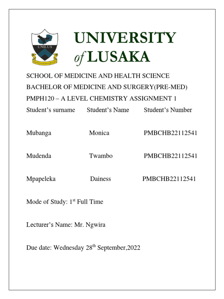 Assignment Cover Page | PDF