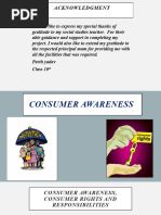 Consumer Awareness Project Class10 | PDF | Consumer Protection