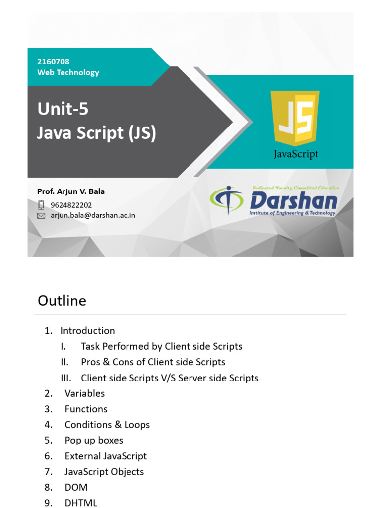 Unit - 4.1 | PDF | Dynamic Web Page | World Wide Web